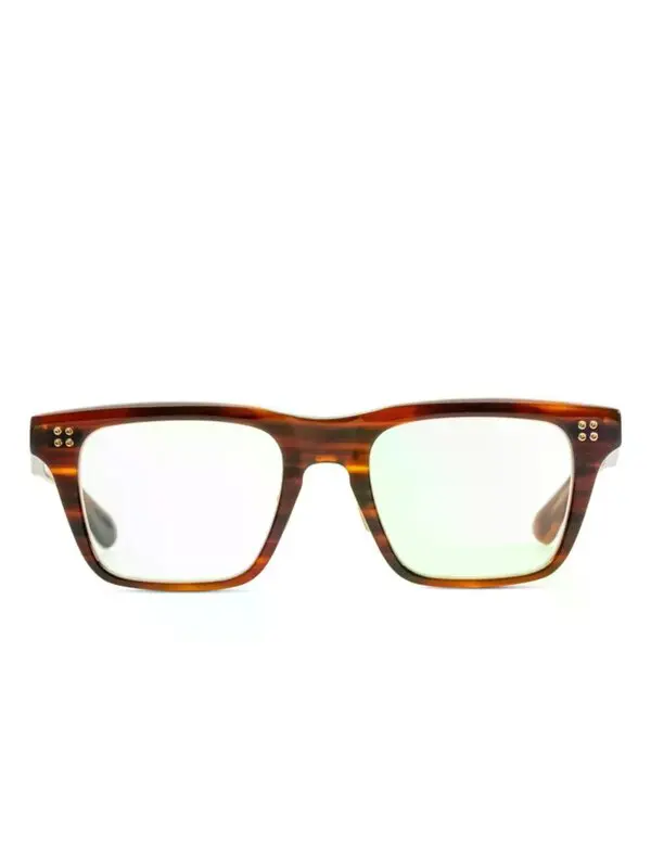 Dita Thavos Square Frame Sunglasses - Brown
