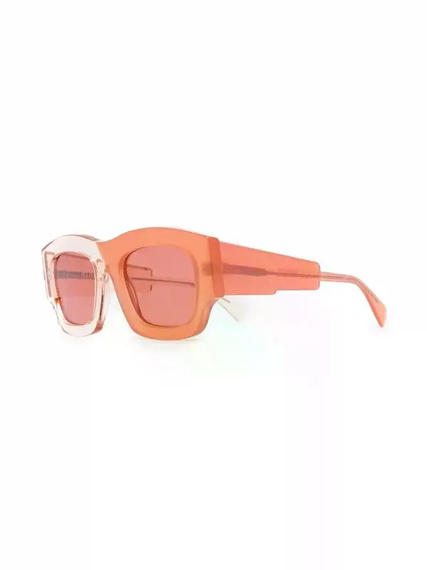 KUBORAUM C8 Two-tone Square-frame Sunglasses