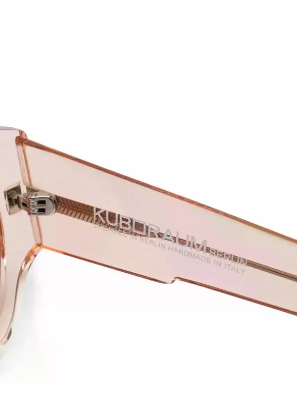 KUBORAUM C8 Two-tone Square-frame Sunglasses