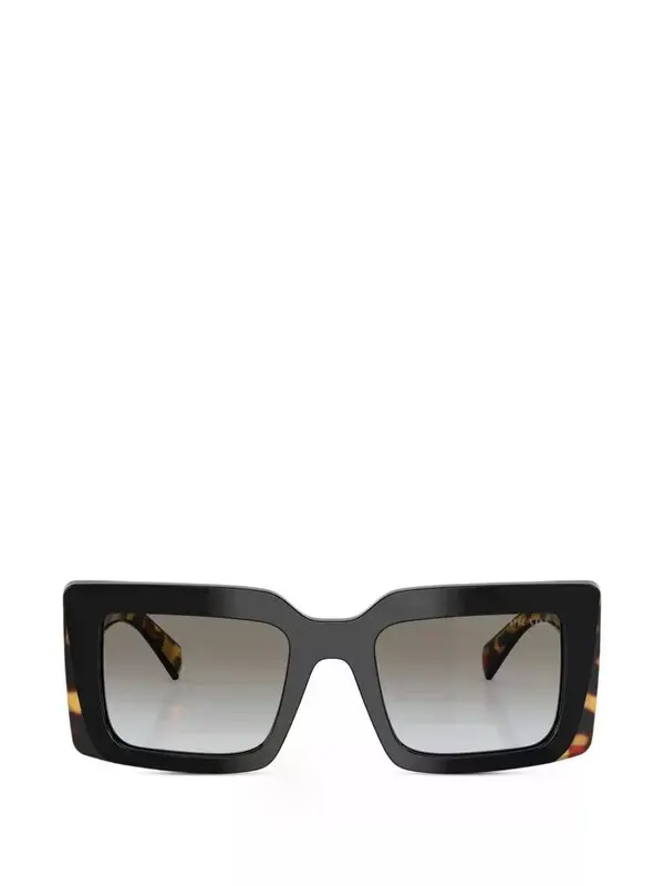 Prada Rectangle Frame Sunglasses - Black