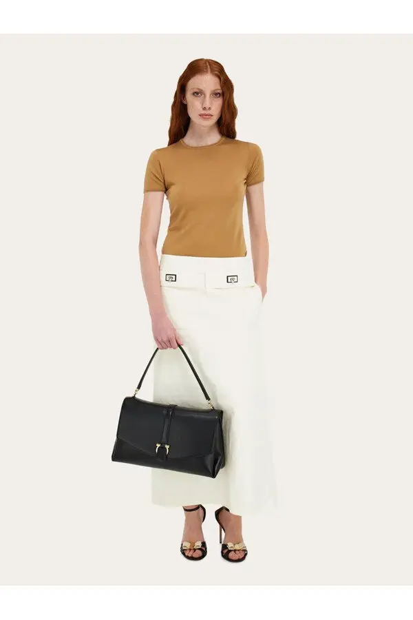 FERRAGAMO Front Flap Shoulder Bag