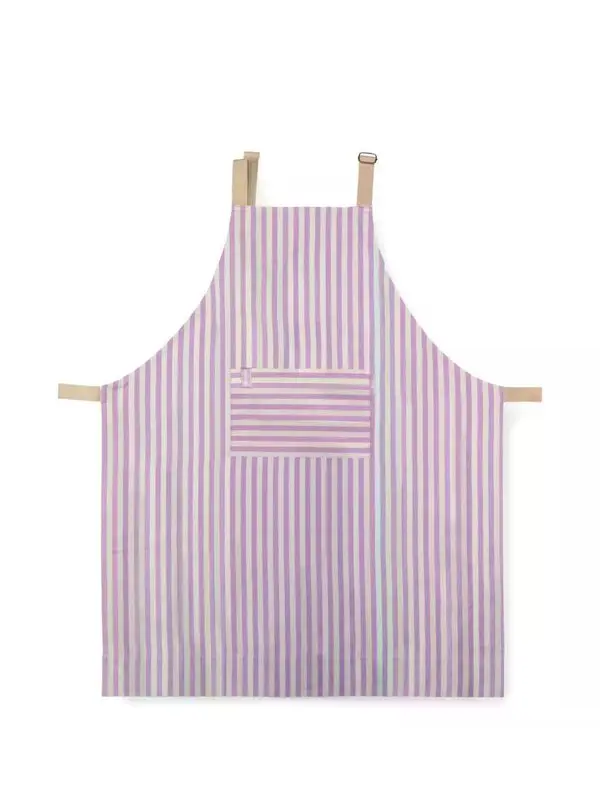 PIP STUDIO Striped Apron - Purple