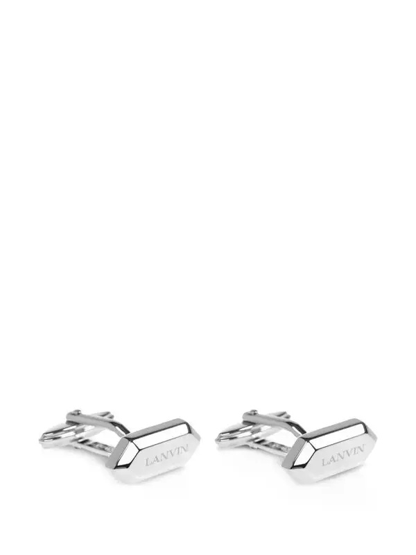 LANVIN Logo-detail Cufflinks - Silver