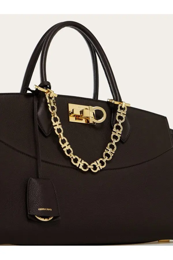FERRAGAMO Gancini Chain Charm - Gold