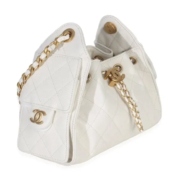 Chanel Quilted Caviar 25 Hobo