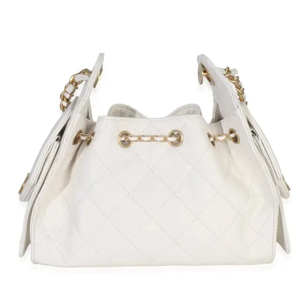 Chanel Quilted Caviar 25 Hobo