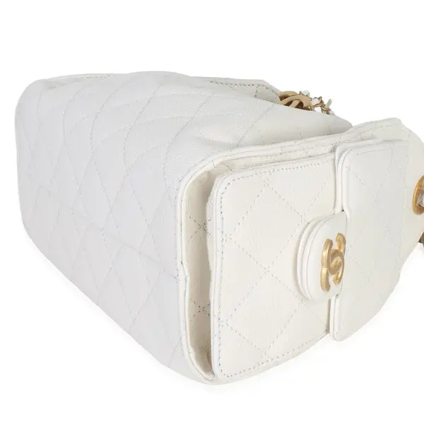 Chanel Quilted Caviar 25 Hobo