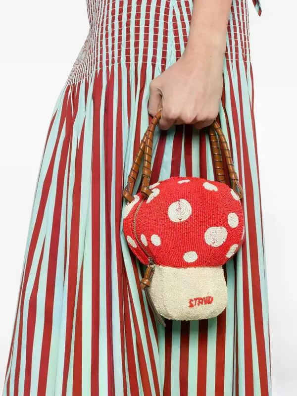 Staud Polka-dot Mushroom Tote Bag