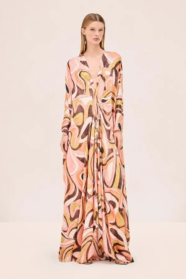 Alexis Esterra Draped Kaftan