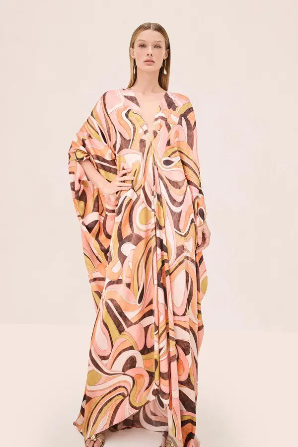 Alexis Esterra Draped Kaftan