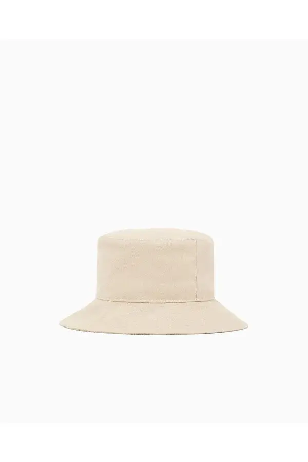 Emporio Armani Canvas Cloche Hat