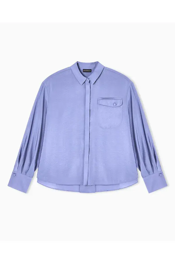 Emporio Armani Techno Rayon Button-up Shirt