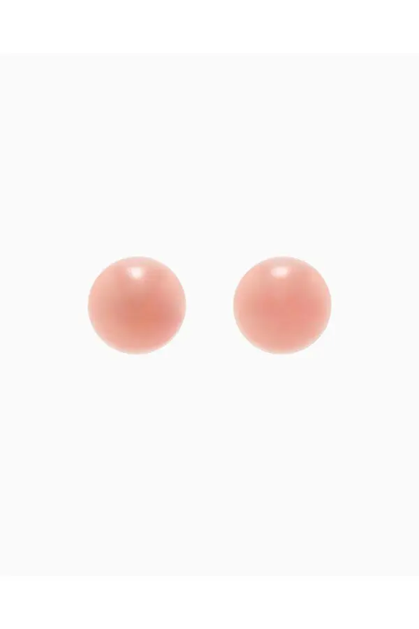 Emporio Armani Stud Earrings - Pink