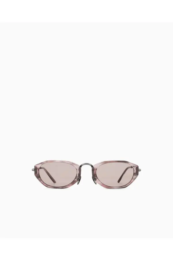 Giorgio Armani Hexagonal Sunglasses - Purple
