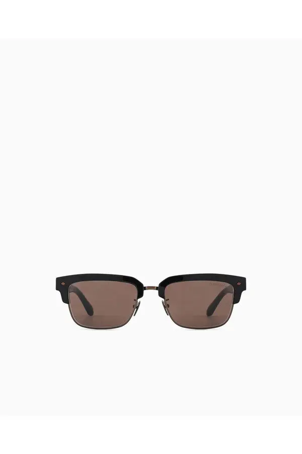 Giorgio Armani Rectangular Sunglasses - Black