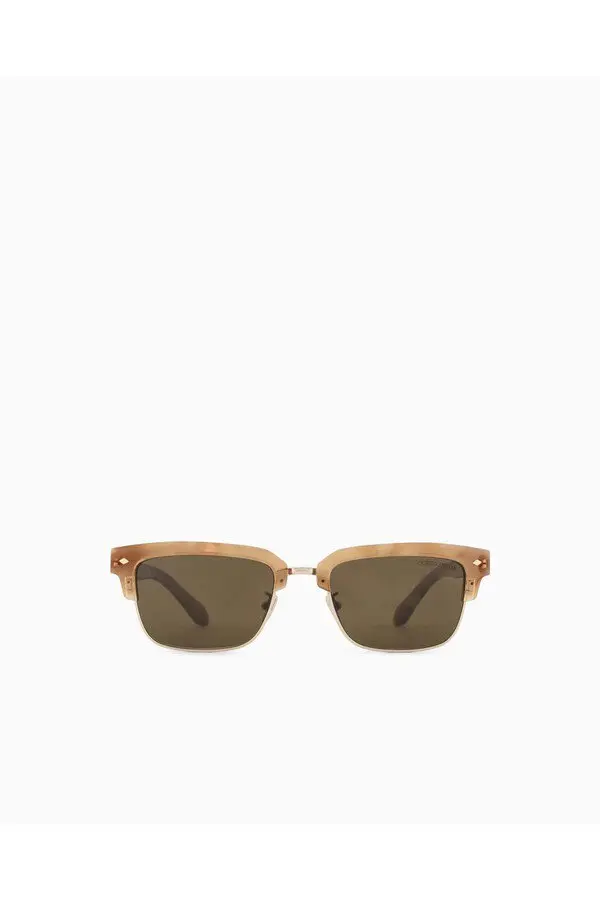 Giorgio Armani Rectangular Sunglasses - Natural