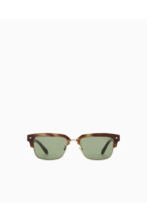 Giorgio Armani Rectangular Sunglasses - Natural