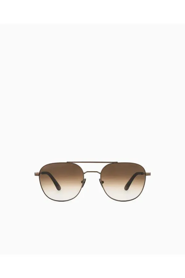 Giorgio Armani Square Sunglasses - Natural