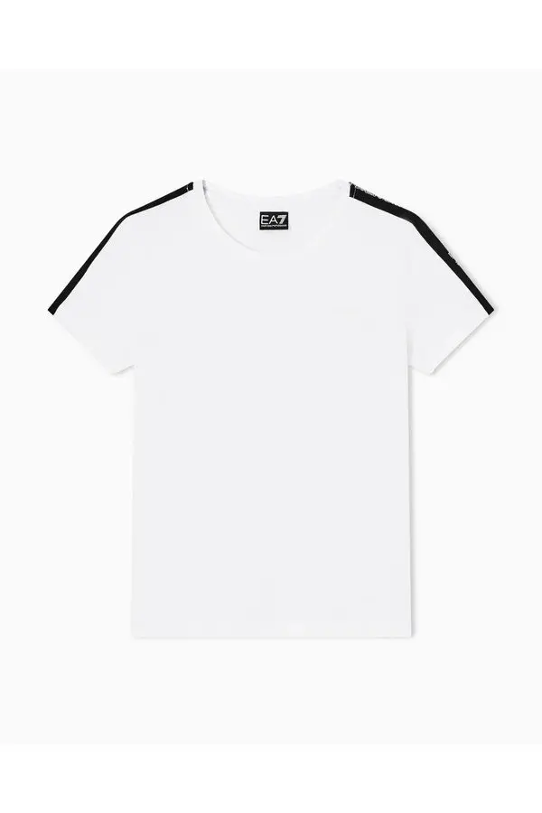 EA7 Cotton Jersey T-shirt - White