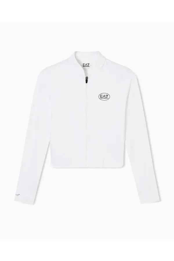 EA7 Tennis Pro Zip-up Sweatshirt - White