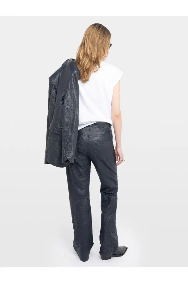 Zadig&Voltaire Evy Crinkled Leather Pants