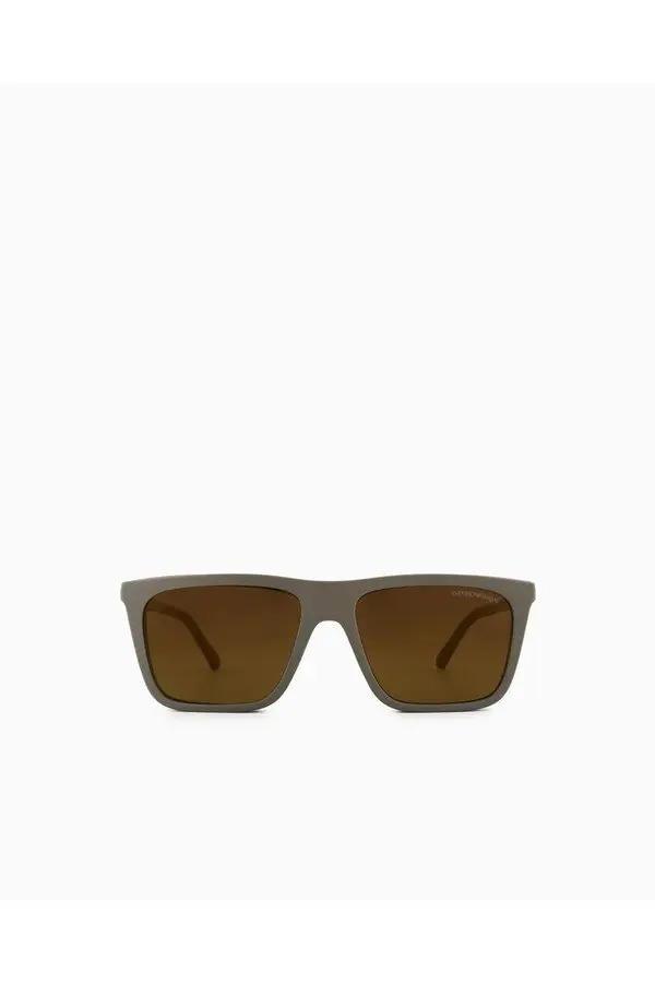 Emporio Armani Square Sunglasses - Natural