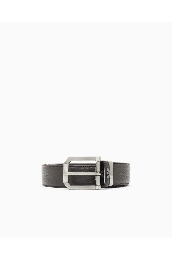 Emporio Armani Leather Belt - Brown