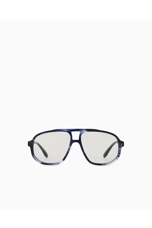 Emporio Armani Aviator Sunglasses - Blue