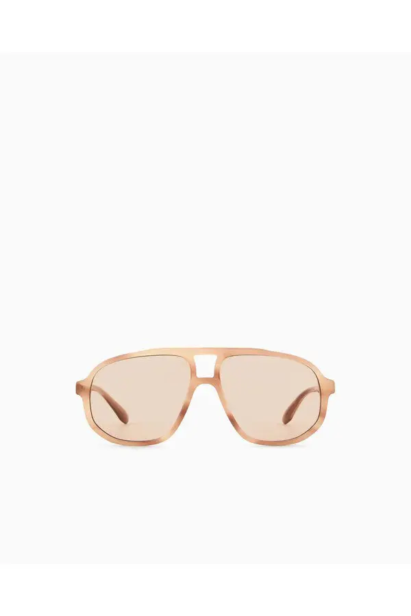 Emporio Armani Aviator Sunglasses - Natural