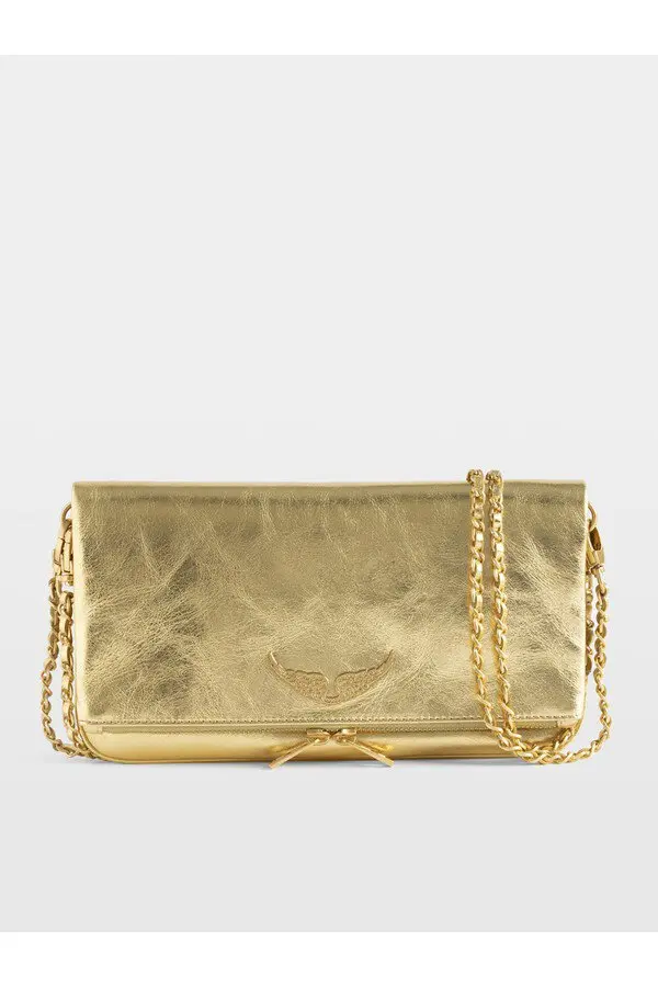 Zadig&Voltaire Rock Vintage Metal Clutch