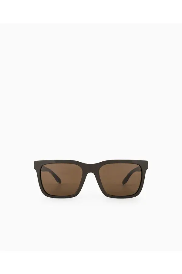 Emporio Armani Square Sunglasses - Natural