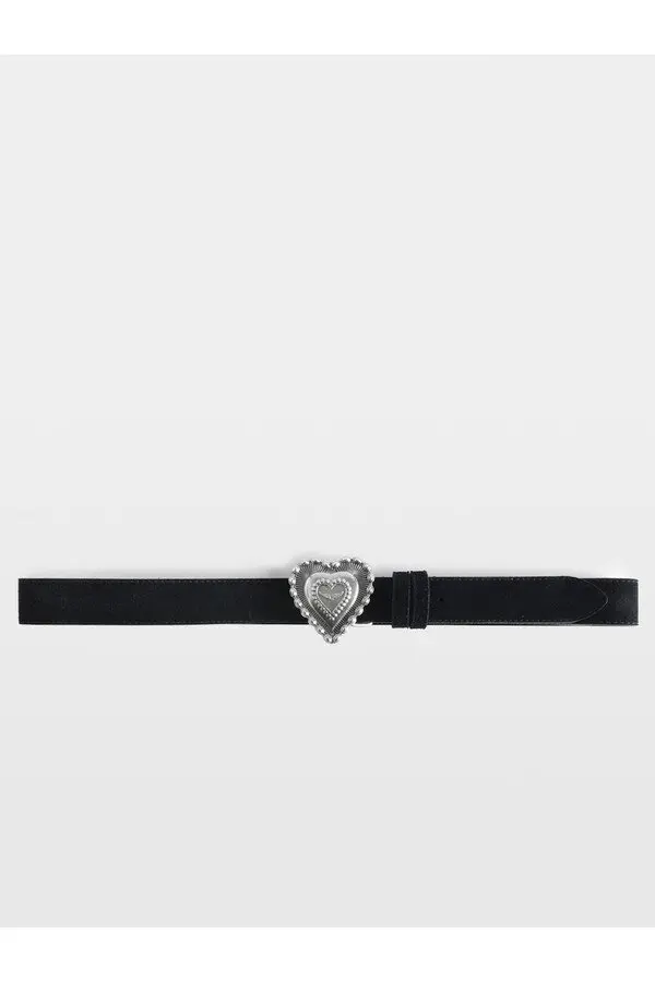 Zadig&Voltaire Santa Fe Crush Belt - Black