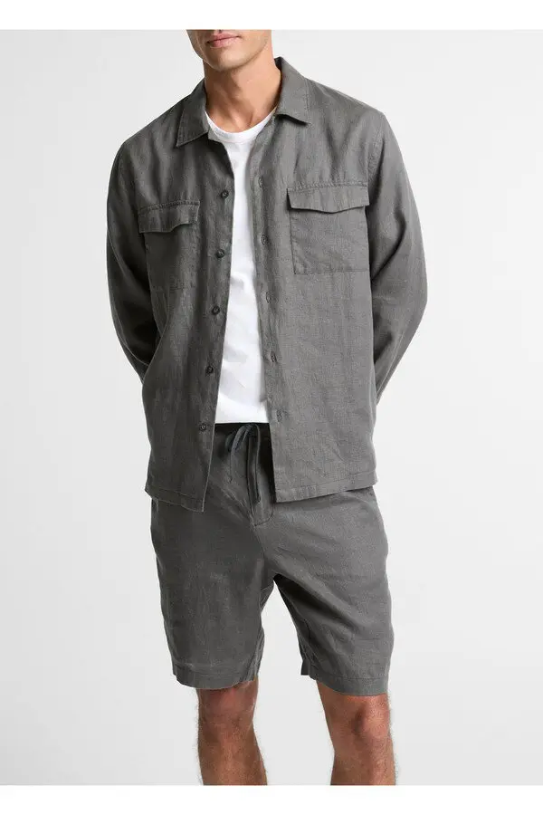 Vince Linen Garage Shirt