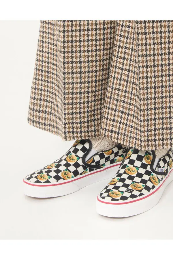 Valentino Garavani And Vans Slip-on Sneakers - Black