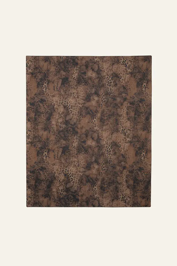 Ba&sh Sara Animal Print Patterned Scarf