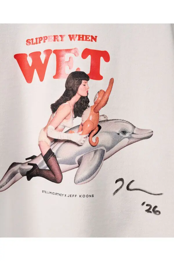 Stella McCartney Signed Jeff Koons Slippery When Wet Tank