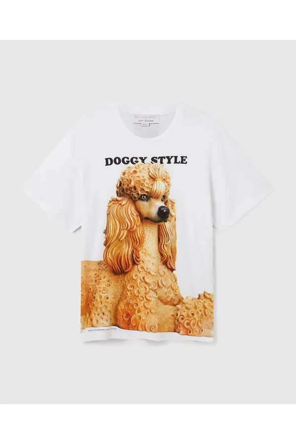 Stella McCartney Jeff Koons Doggy Style T-shirt - White