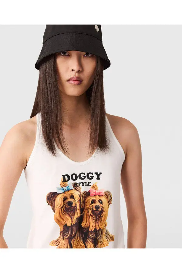 Stella McCartney Jeff Koons Doggy Style Tank