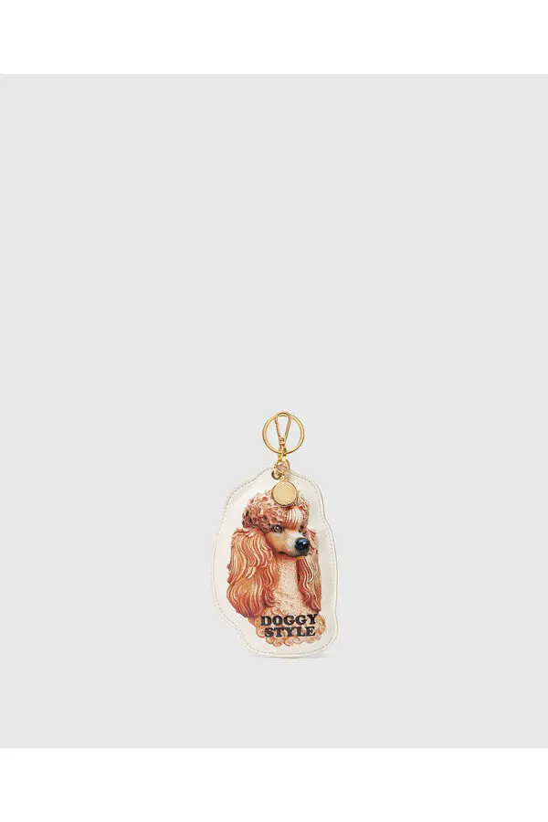Stella McCartney Jeff Koons Doggy Style Keyring - Natural