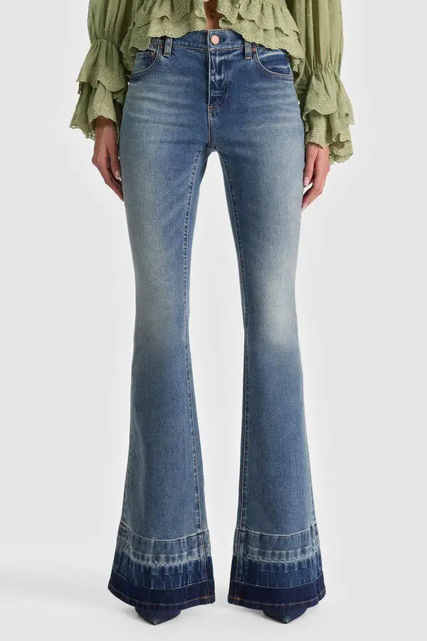 Alice + Olivia Roseline Flare Jeans