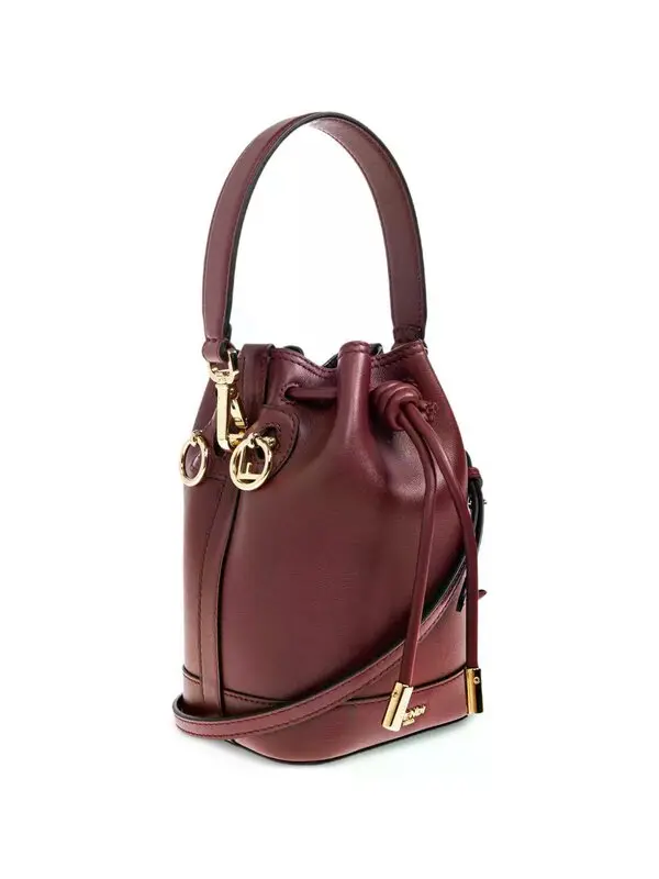 Fendi Mini Mon Tresor Drawstring Leather Tote Bag