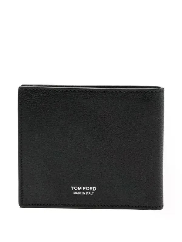 TOM FORD Logo-print Leather Wallet - Black