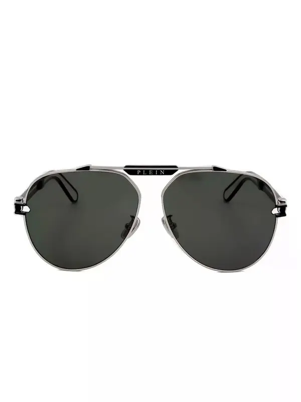 Philipp Plein Pilot Sunglasses - Silver