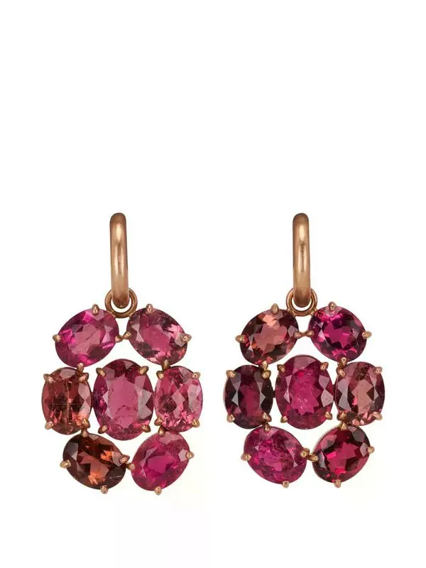 Irene Neuwirth Tourmaline Drop Earrings - Pink