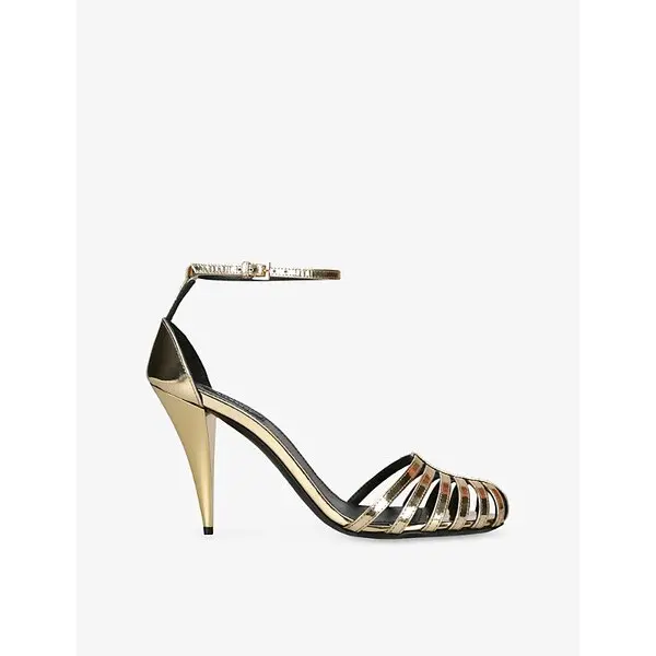 Givenchy Cage 95 Leather Heeled Sandals