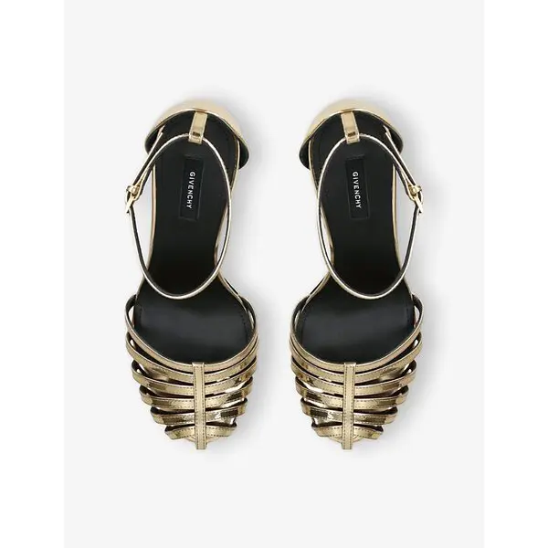 Givenchy Cage 95 Leather Heeled Sandals