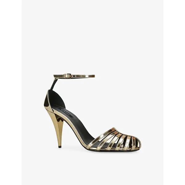 Givenchy Cage 95 Leather Heeled Sandals