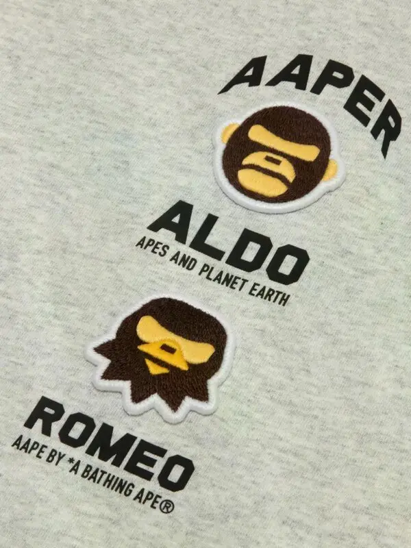 AAPE BY *A BATHING APE Printed T-shirt - Grey