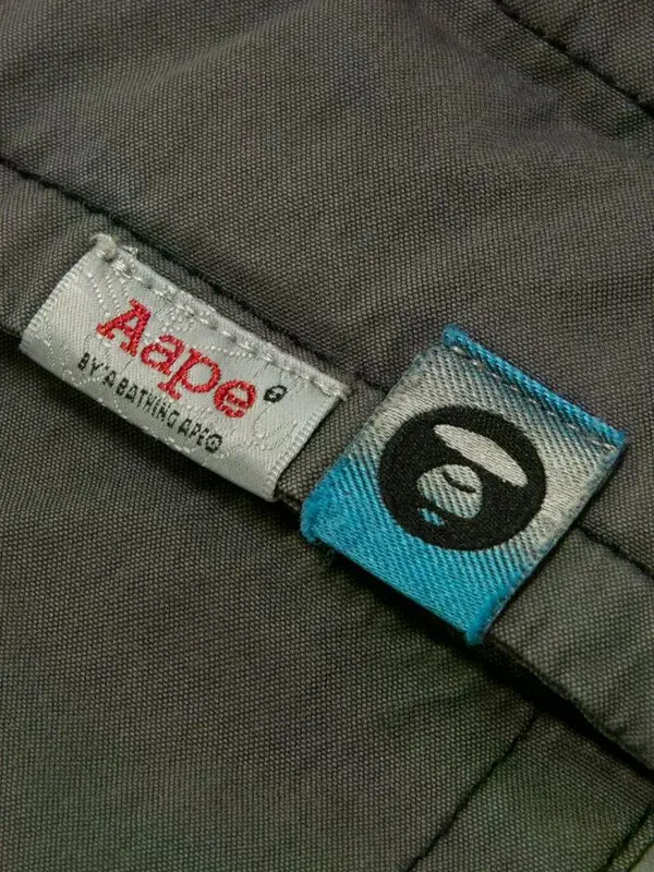 AAPE BY *A BATHING APE Logo-appliqué Trousers