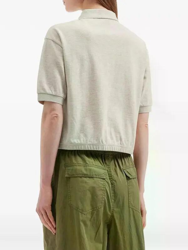 FINGERCROXX Cropped Polo Shirt